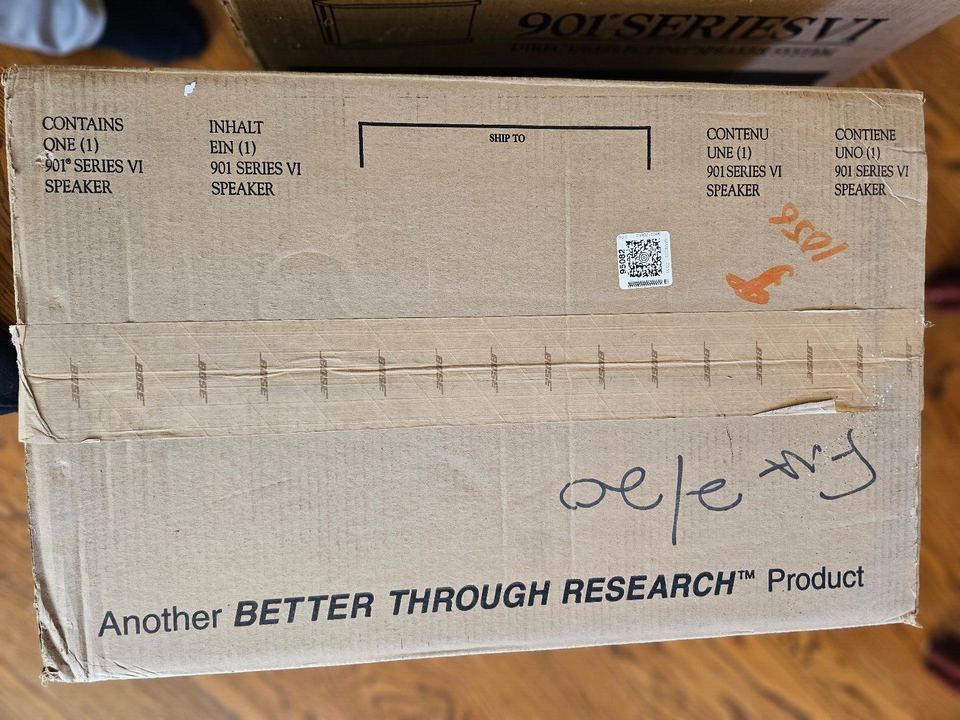 New Bose speakers 901 VI rare factory sealed never opened boxes ...