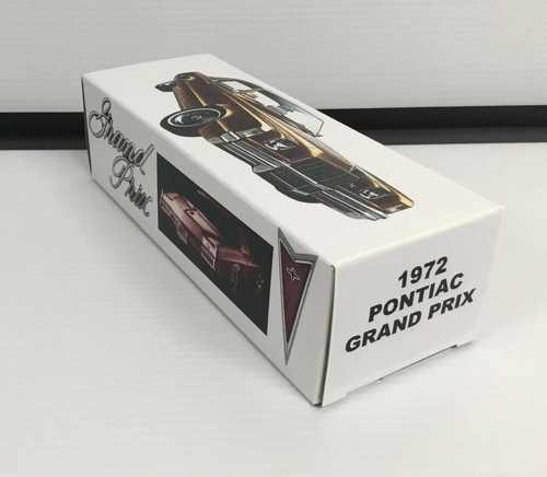 New 1972 Pontiac Grand Prix Custom Made Dealer Promo Model BOX ONLY..NO ...