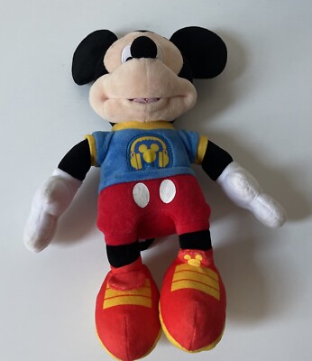 Disney Junior Singing Mickey Mouse 12" Plush Talking Stuffed Toy Hot ...