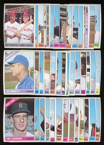 Lot of 40 Diff: 1966 Topps Baseball Common cards ~ EX ~ MLB Commons | eBay