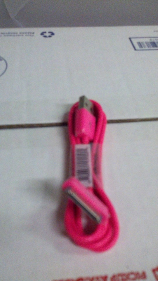 PINK NEW CHARGE & SYNC CABLE IPOD IPHONE IPAD G-4 | eBay