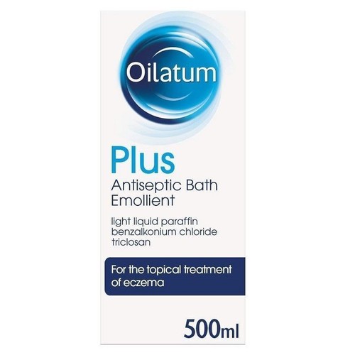 Oilatum Plus Antiseptic Bath Emollient - 500 ml New! EXP 07/2028 ...