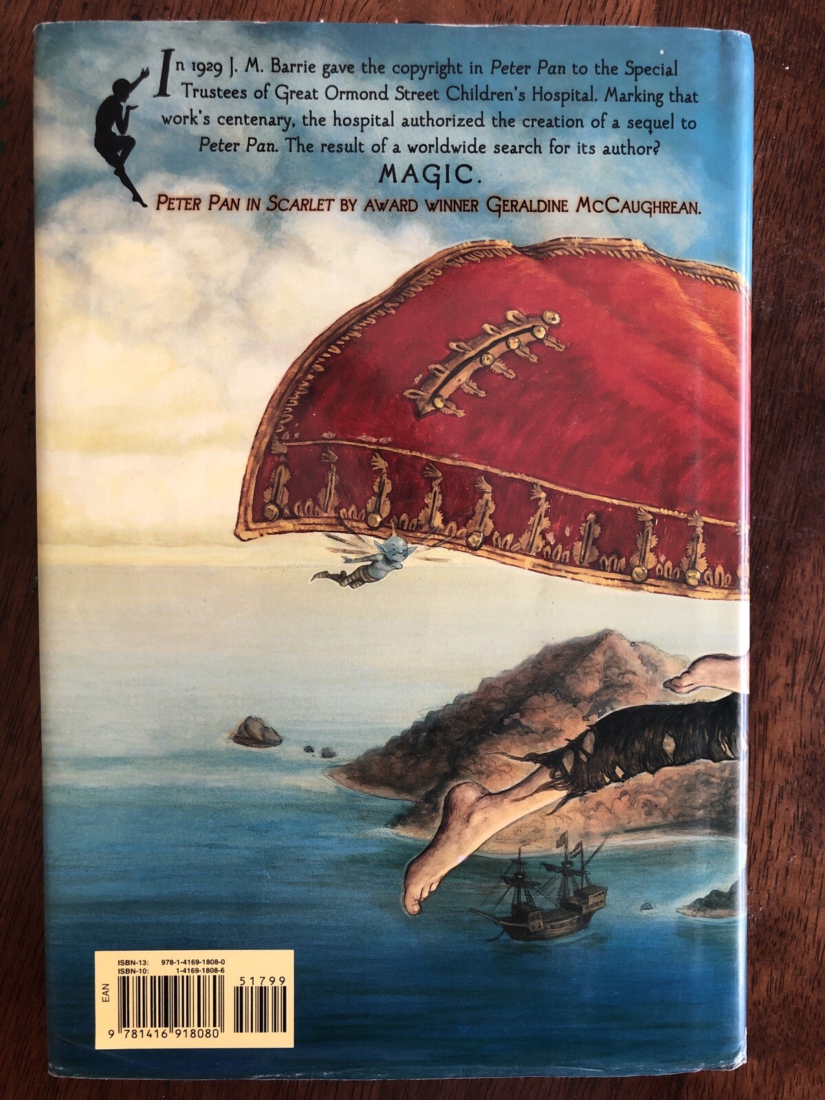 GERALDINE McCAUGHREAN - PETER PAN in SCARLET: - (2006 Hardcover) 1st Ed ...