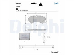 Delphi LP5060EV Brake Pad Set for sale online | eBay UK