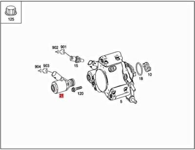 Genuine MERCEDES Flow regulation valve 6460740484 | eBay