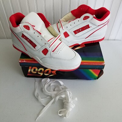 Wisconsin Badgers Logos Mid Top Basketball Sneakers Shoes Mens 11 D-92 ...