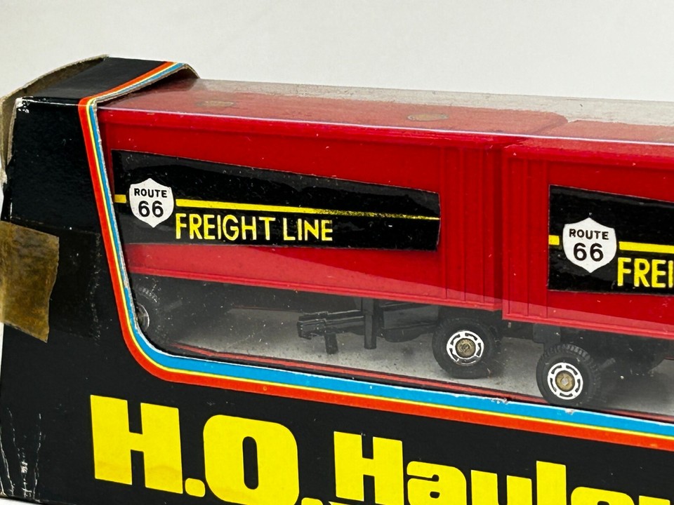 Shinsei Diecast No. 4163 HO Scale GMC Tandem Trailer Semi Truck with ...