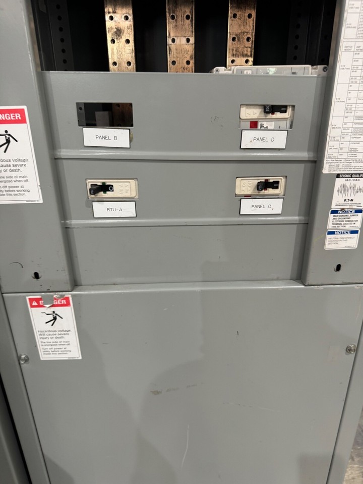 EATON 800 AMP PANEL MLO COMBINATION 208v/120v 240 main breaker SUBS | eBay