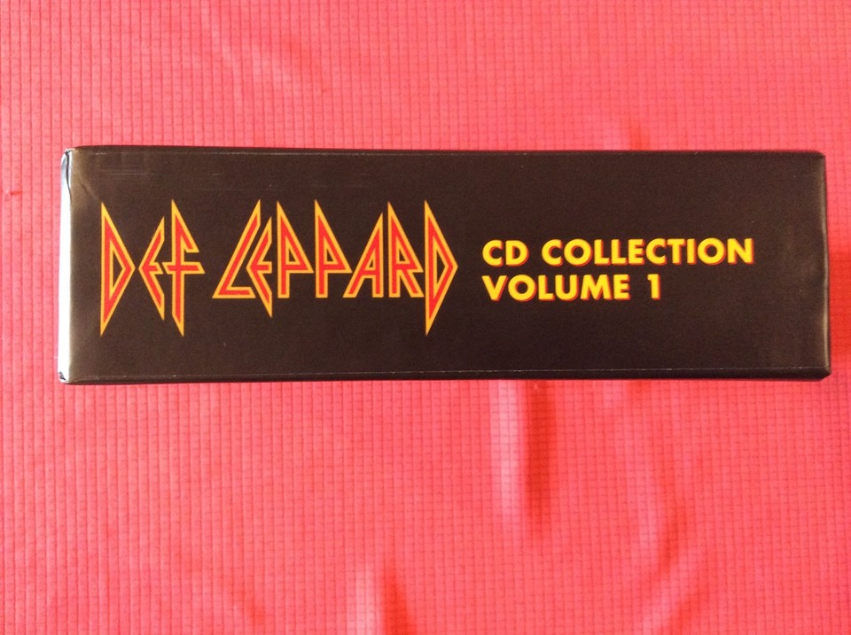 Def Leppard The Collection Volume 1 - 6 CD Book Box Set Super Rare High ...