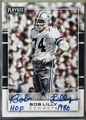 2017 Panini Playoff - Autographed Bob Lilly #186 | eBay