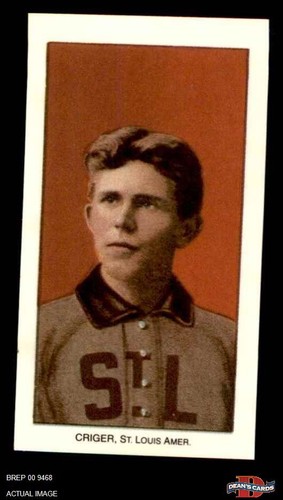 1909 T206 Reprint #113 Lou Criger Browns 8 - NM/MT | eBay