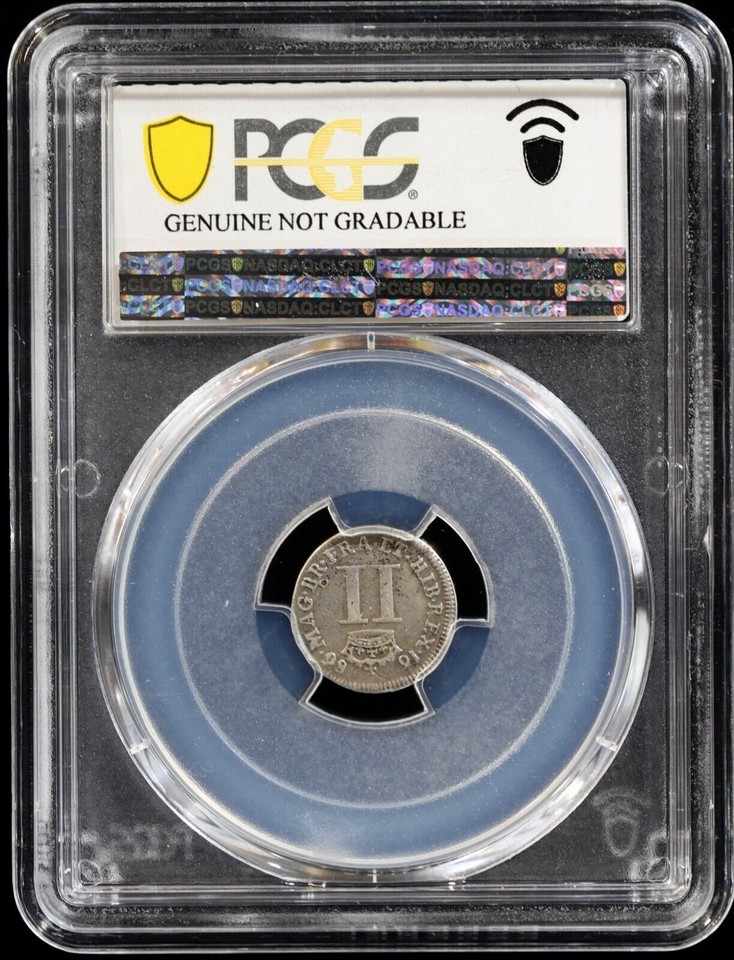 1686 James II Great Britain Maundy Silver 2 Pence 2D PCGS VF Details S ...