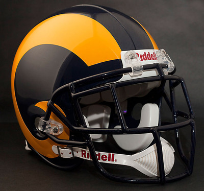 ERIC DICKERSON LOS ANGELES RAMS Schutt EGOP Football Helmet FACEMASK ...