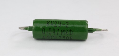 Vintage Guitar Tone Capacitors 0.047 uF Paper in Oil-Russian Military ...