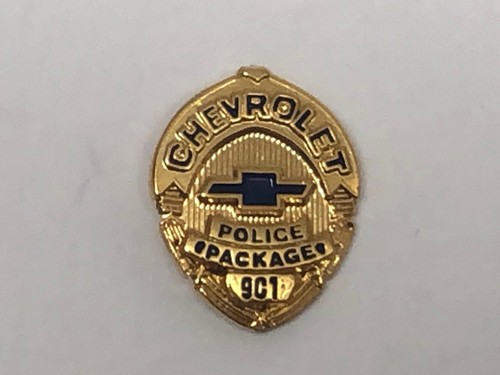 RARE CHEVROLET 9C1 POLICE PACKAGE PROMOTIONAL LAPEL PIN OR HAT PIN GM ...