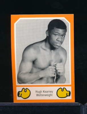 1987 Brown's Boxing Cards Orange Border #139 Hugh Kearney rookie dead ...
