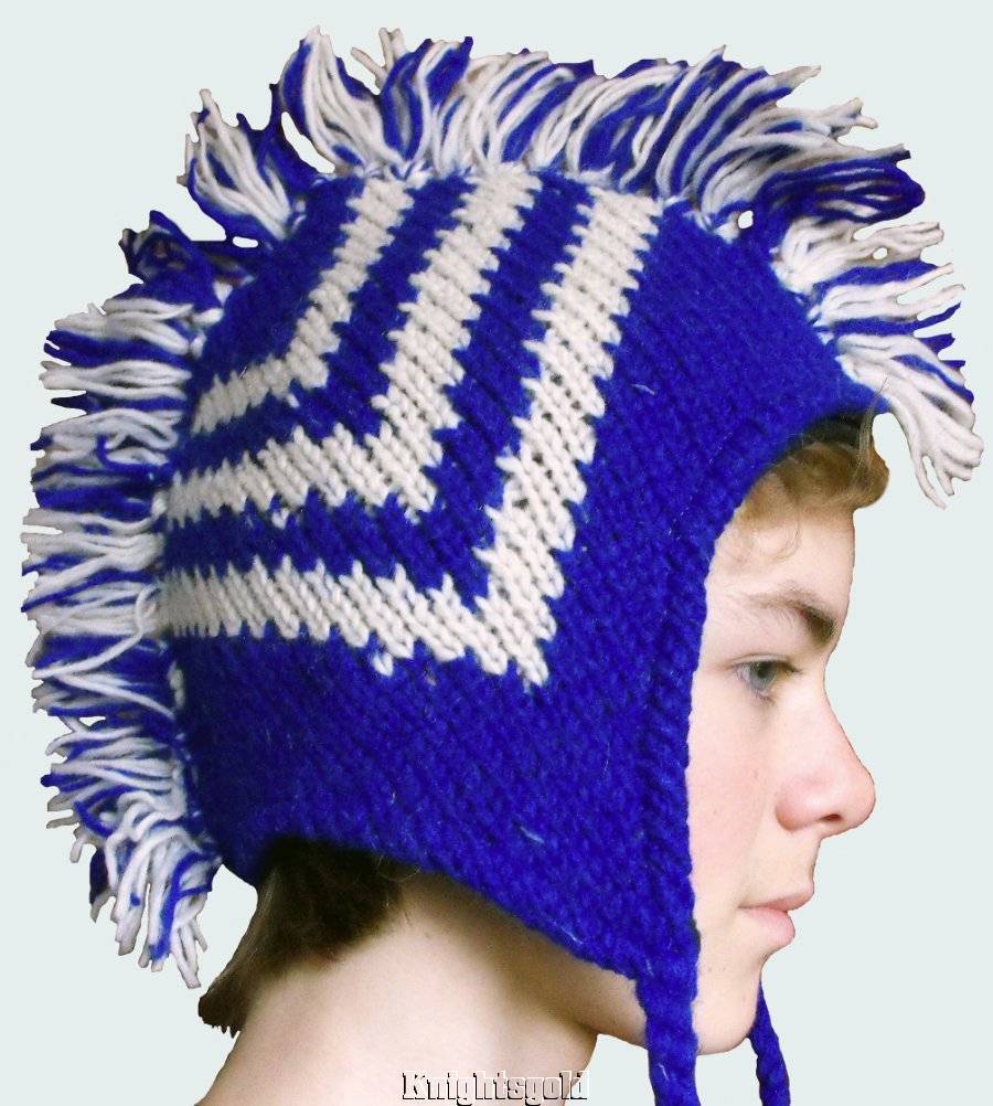 Knit Mohawk Hat Pattern The Crochet Ruffled Mohawk Hat | TikTok
