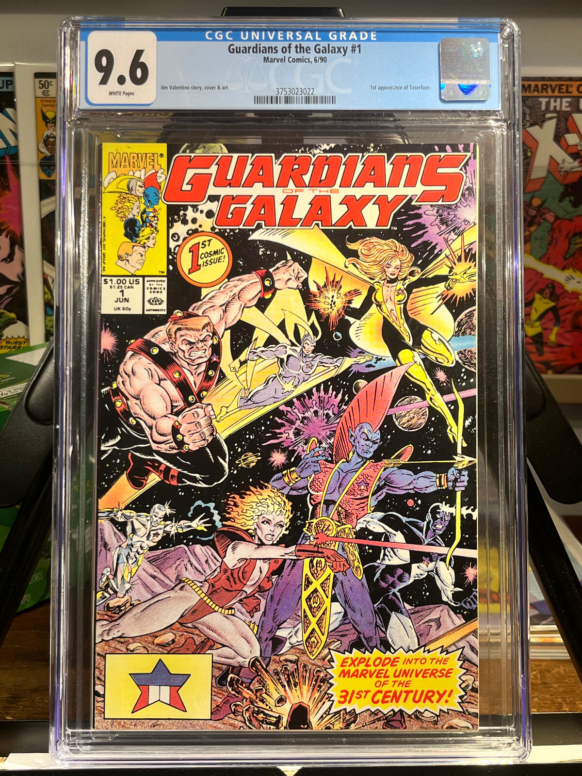 GUARDIANS of the GALAXY #1 CGC 9.6 1st App of TASERFACE! 1990 MARVEL | eBay