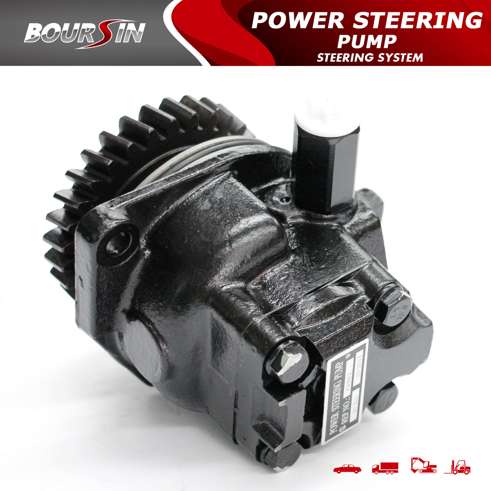 Power Steering Pump For Isuzu FRR FSR FVR FTR 6HE1 Diesel 7.1L 1995 ...