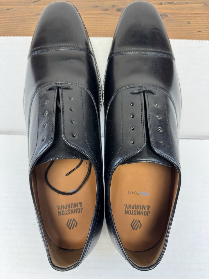 Johnston & Murphy Sullivan Cap Toe Men’s Shoe – Business Casual (Size ...