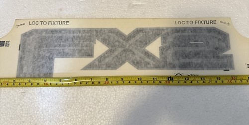 (1x) 14” OEM Ford FX2 Decal Side F-150 Ranger Truck Authentic Silver ...
