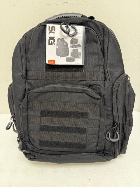 SOG 3 Pistol Range Backpack Black With 3 Cases Outdoor Heavy Duty | eBay