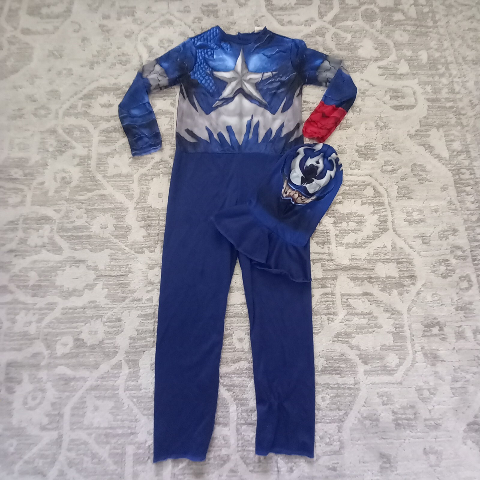 Venomized Captain America Kids Costume With Mask Marv… - Gem