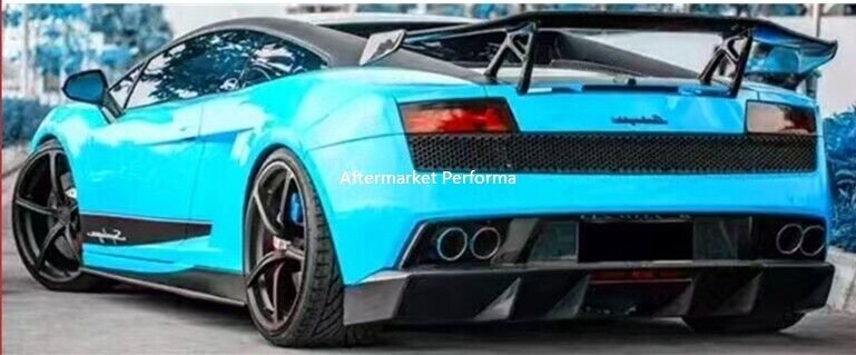 FIT FOR LAMBORGHINI GALLARDO 550 560 570 FORGE CARBON FIBER REAR BUMPER ...