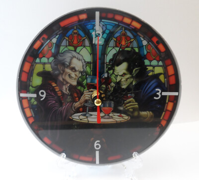 15cm Handmade Resin Wall Clock Vampire Design | eBay UK