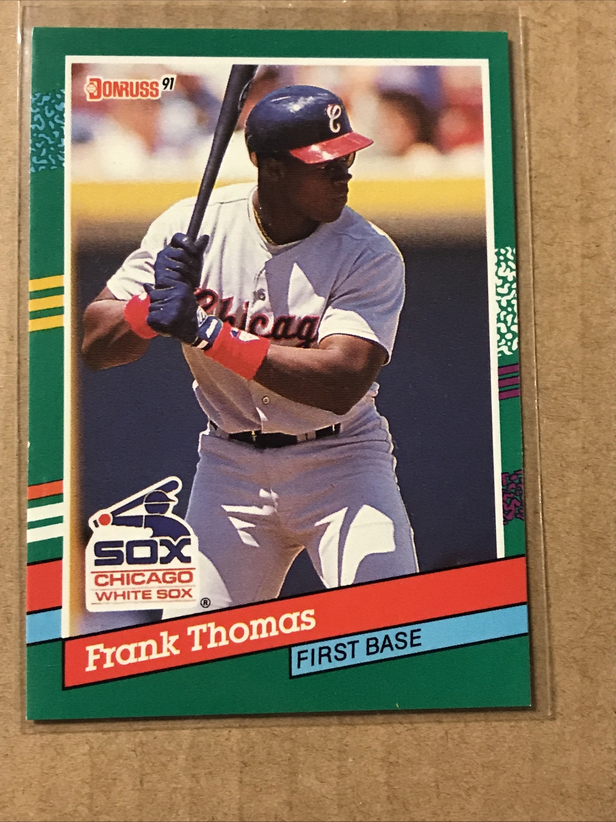 1991 Donruss Frank Thomas Rookie Error Card No. 477 | eBay