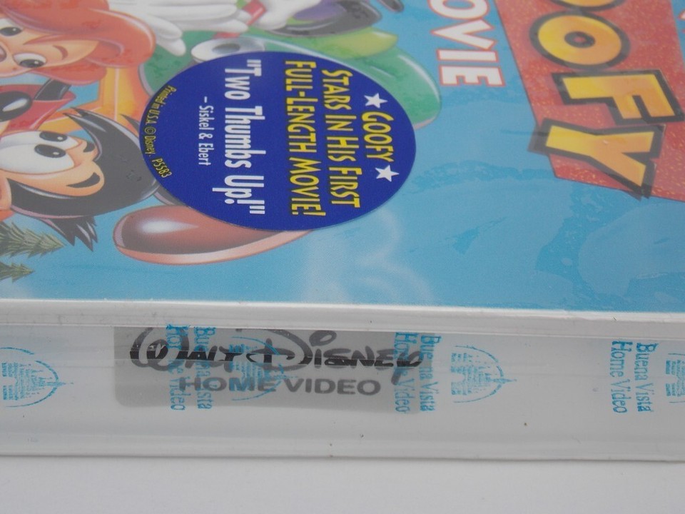 Walt Disney Pictures A Goofy Movie 1st Full Length Factory Sealed VHS ...