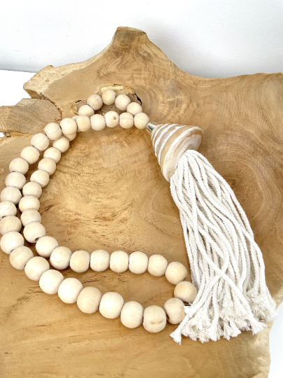 SEASHELL BEADED TASSEL, Boho Shell Garland, Decorative Shell Tassel, | eBay