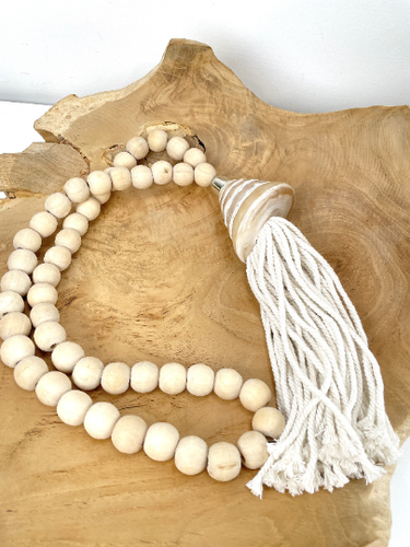 SEASHELL BEADED TASSEL, Boho Shell Garland, Decorative Shell Tassel, | eBay