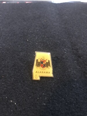 Alabama State Crest Lapel Pin hat Jacket Flair | eBay