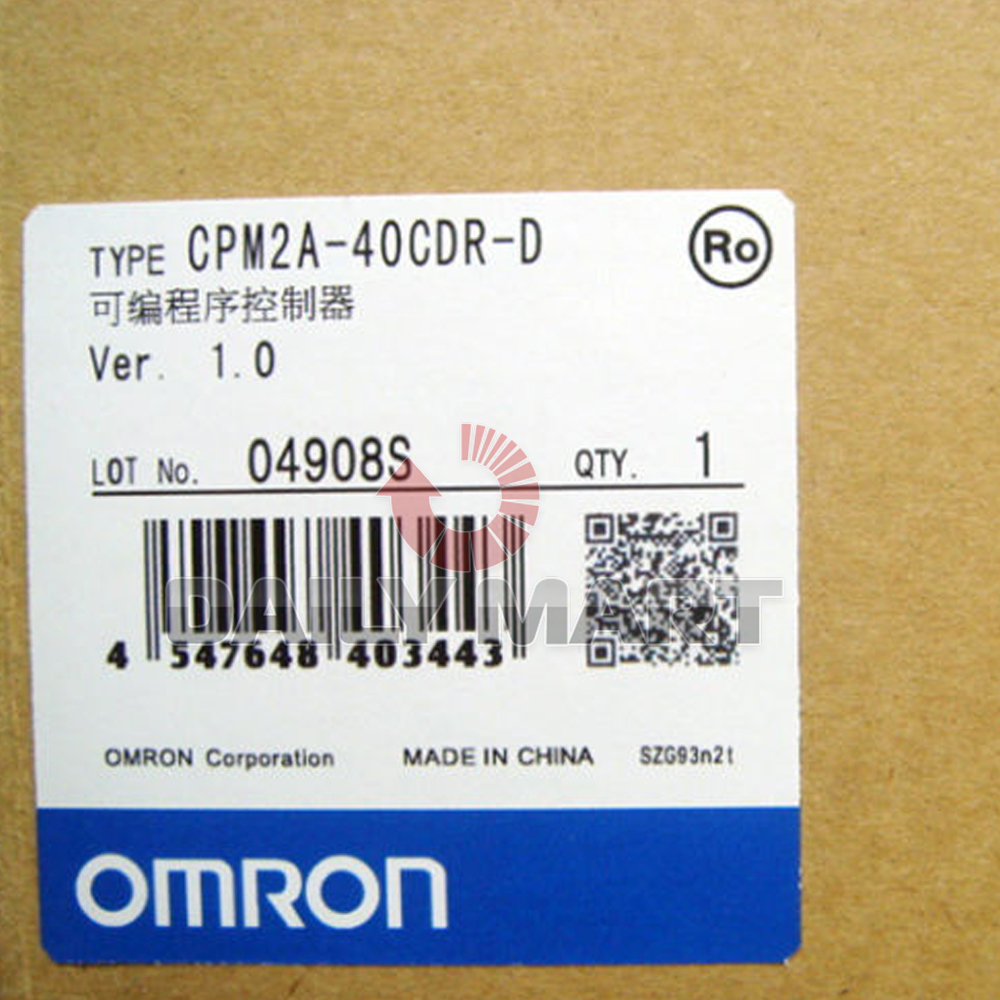 New OMRON CPM2A-40CDR-D CPM2A40CDRD RELAY I/O CPU Programmable Logic Controller | eBay