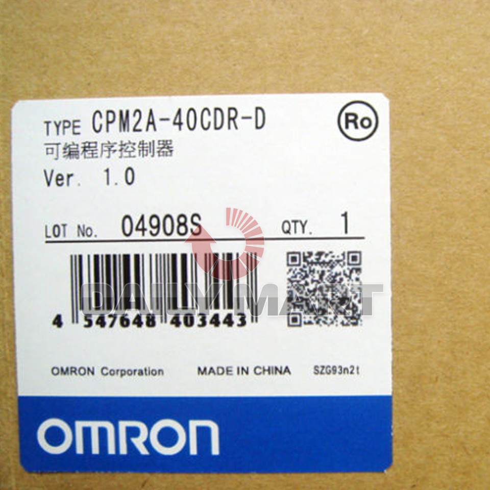 New OMRON CPM2A-40CDR-D CPM2A40CDRD RELAY I/O CPU Programmable Logic Controller | eBay