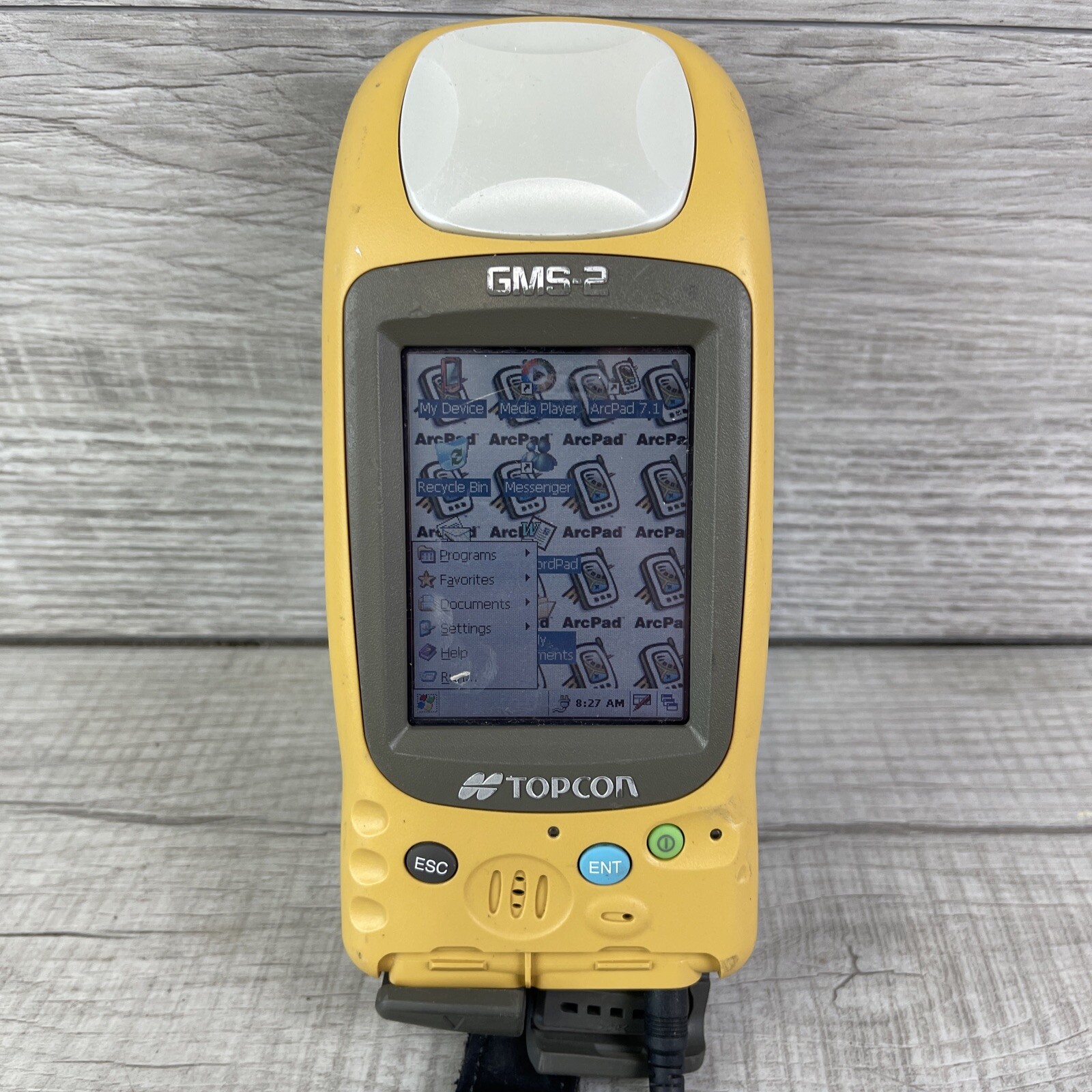 TOPCON GMS-2 GIS Receiver, No Power Supply. Tested For PWR Only | eBay