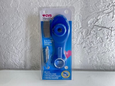 CVS Health 2-in-1 Lice Removal Comb Contains - Combs Light Magnifier | eBay