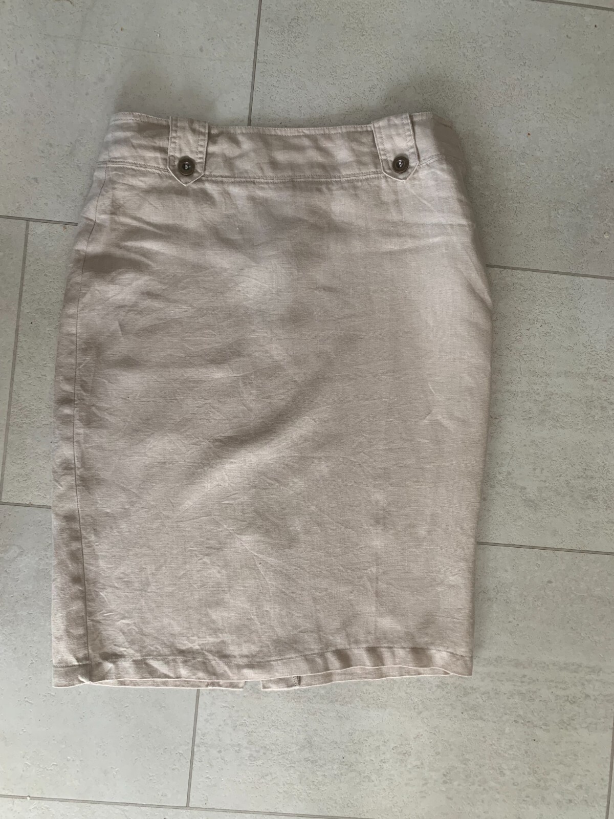 Atmosphere Linen Skirt Beige / Natural / Stone - size 10 - Brand New ...