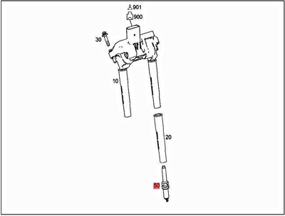 Genuine MERCEDES Right cylinder head Spark plug 0001590500 | eBay