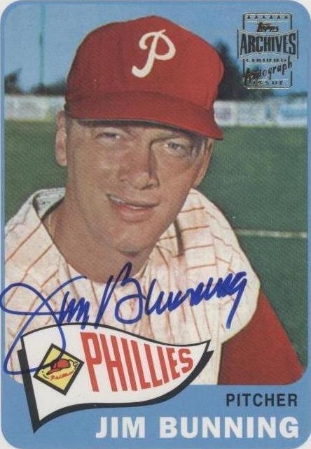2002 Topps Archives - Autographs Jim Bunning #TAA-JBU (AU) for sale ...