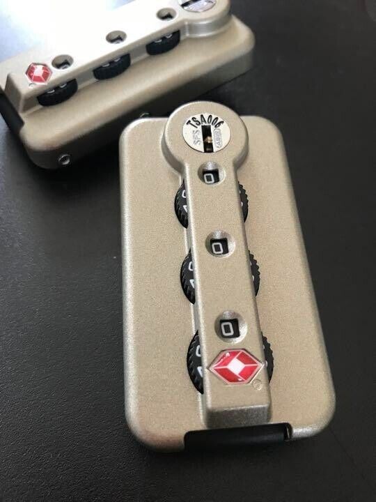 Rimowa Genuine Parts TSA006 Luggage Suitcase Dial Lock Titanium 2 Set ...