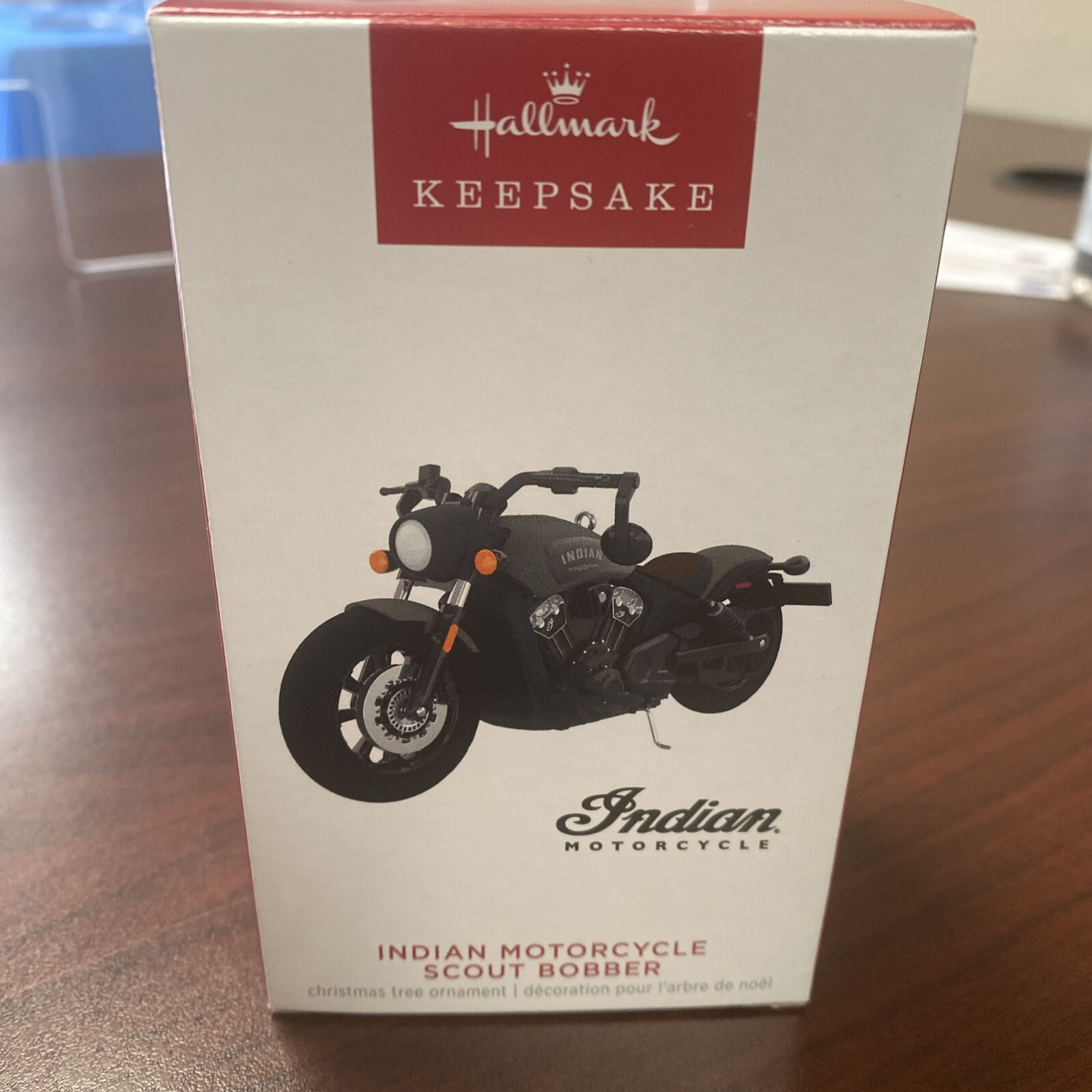 2023 HALLMARK - INDIAN MOTORCYCLE - SCOUT BOBBER - KEEPSAKE ORNAMENT | eBay