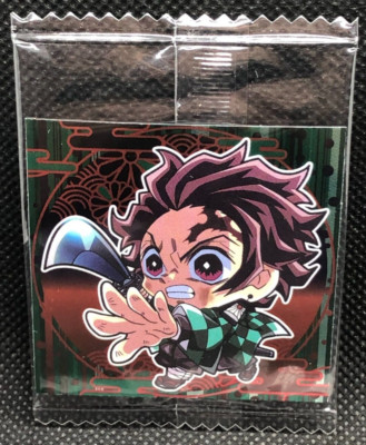 Tanjiro Kamado Demon slayer 6-24 Wafer sticker Jump Anime Bandai ...