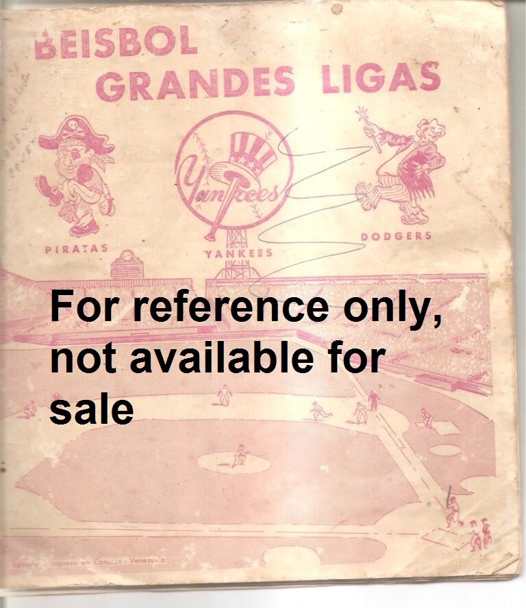 Ken Hamlin 1960 Venezuelan Baseball Stickers #213 MK Pirates Ultra Rare ...