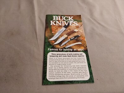 Buck Knives 1970s Order Form Knife Catalog Brochure List | eBay