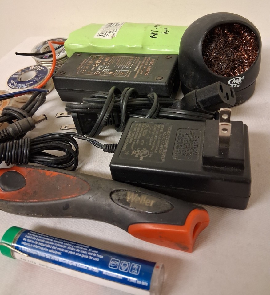 JUNK DRAWER ELECTRICAL SOLDER STUFF GADGETS HOBBY ODDS & ENDS WELLER ...