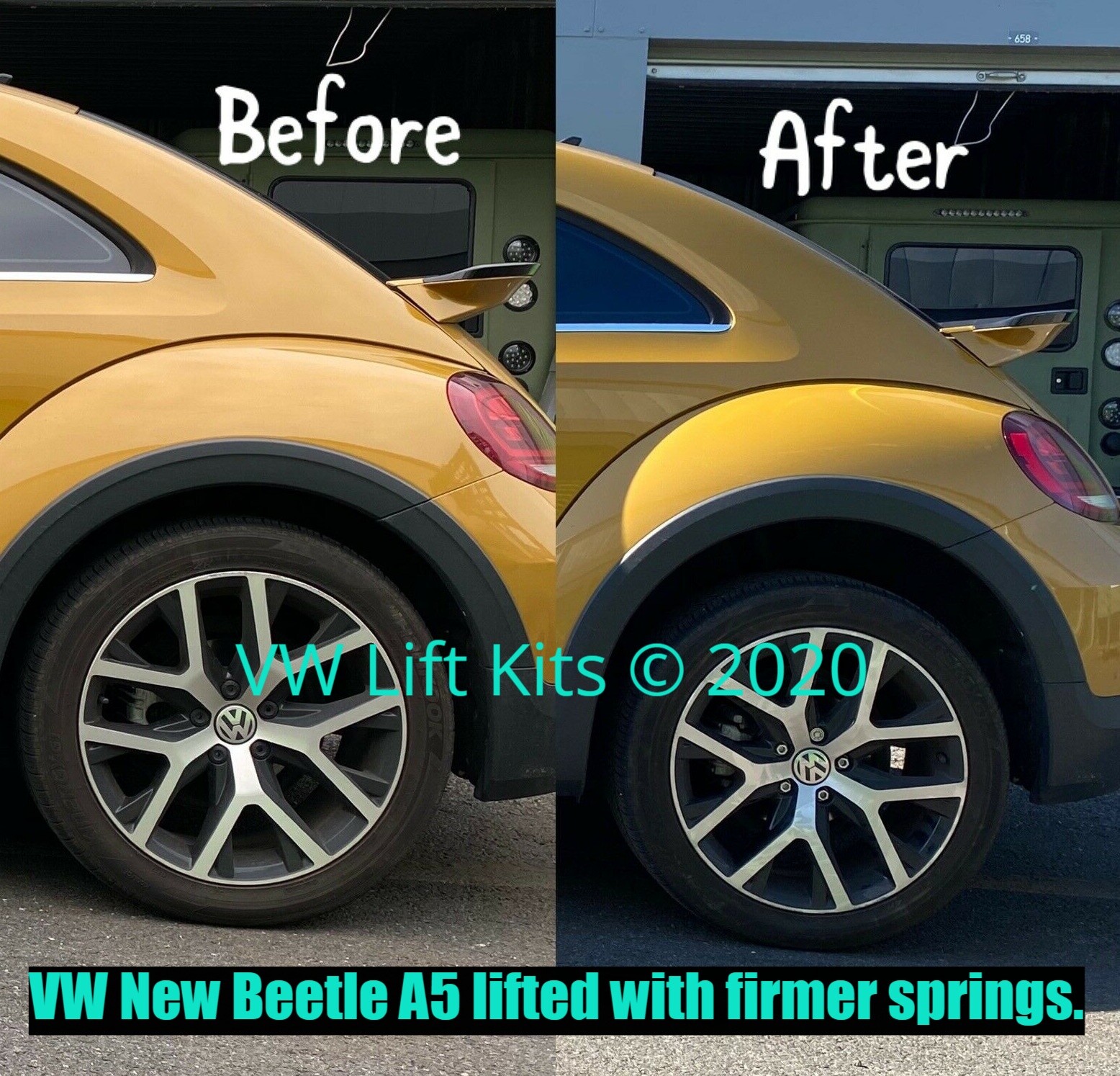 Lift Kit for VW New Beetle A5 2011-2019 Dune Bug VW High Life Stage 3 ...