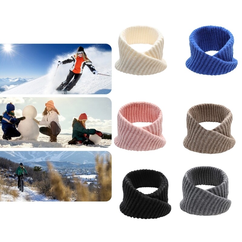 Cashmere Wool Neck Scarf Women Soft Thicken Neck Wrap Outdoor Sport ...