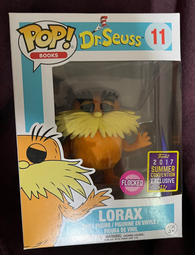 Funko Pop! - Dr. Seuss Flocked The Lorax SDCC 2017 Summer Exclusive ...